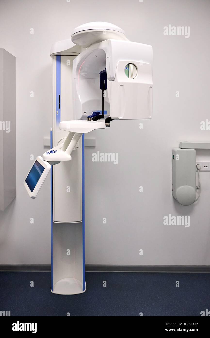Modern panoramic dental X ray machine diagnostics in dentistry. CBCT ...