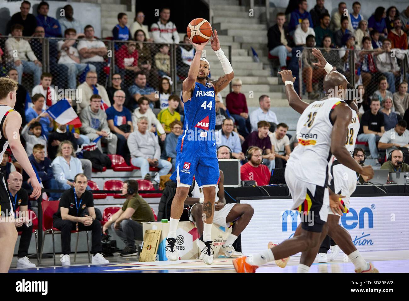 Alexandre SARR (44) of France during the FIBA Basketball World Cup 2027 ...