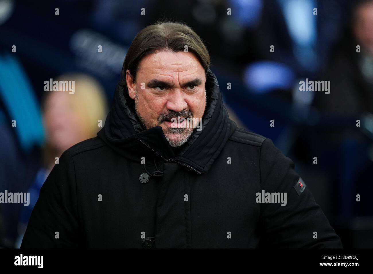 Leeds United manager Daniel Farke during the Premier League match at ...