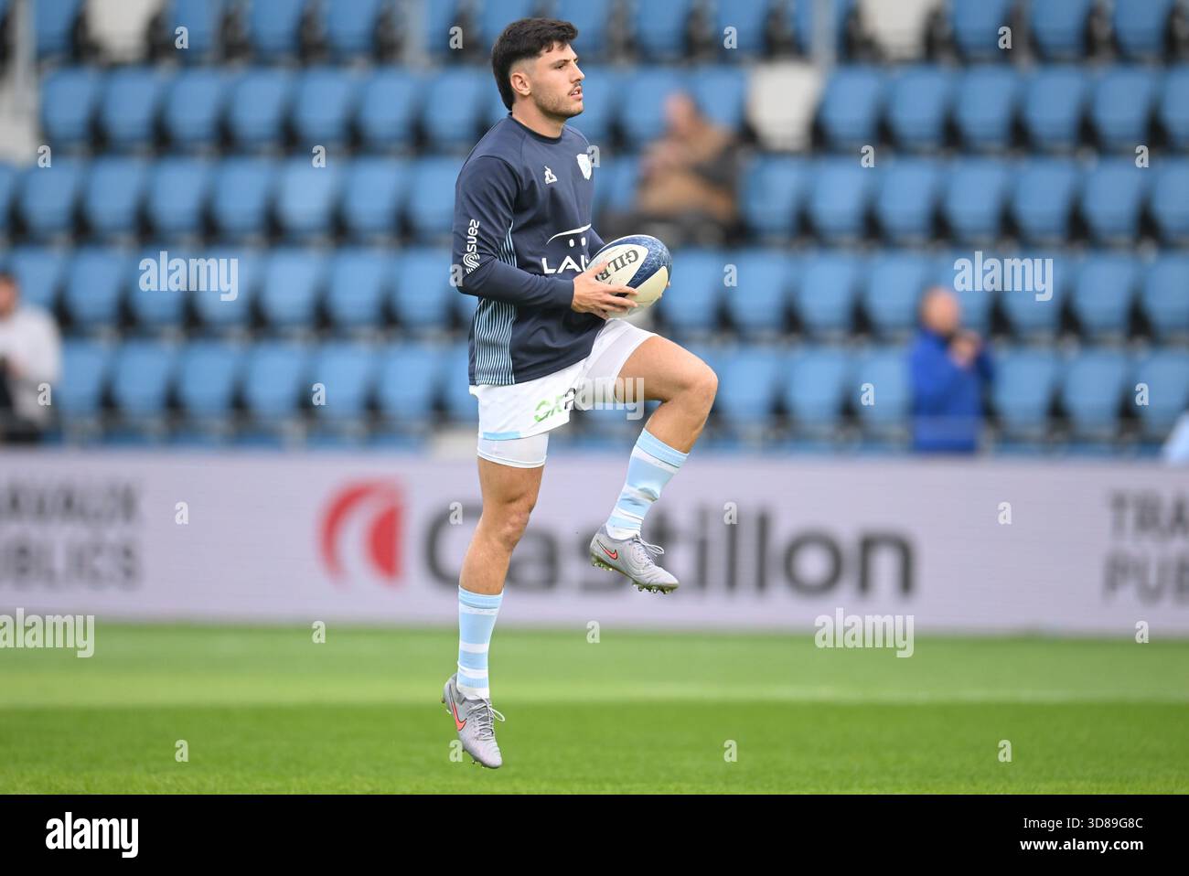 Yohan Orabe of Bayonne during the Top 14 match between Bayonne and Lyon ...