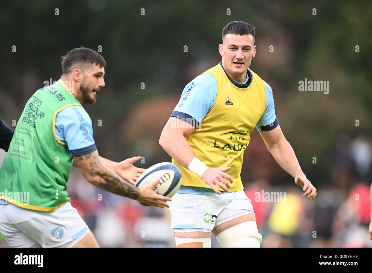 Ewan Johnson of Bayonne during the Top 14 match between Bayonne and ...