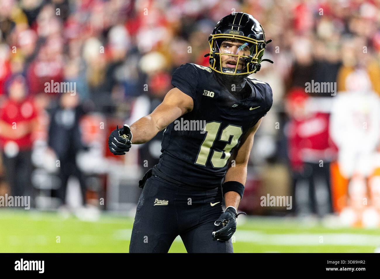 November 28, 2025: Purdue wide receiver EJ Horton Jr. (13) during NCAA ...