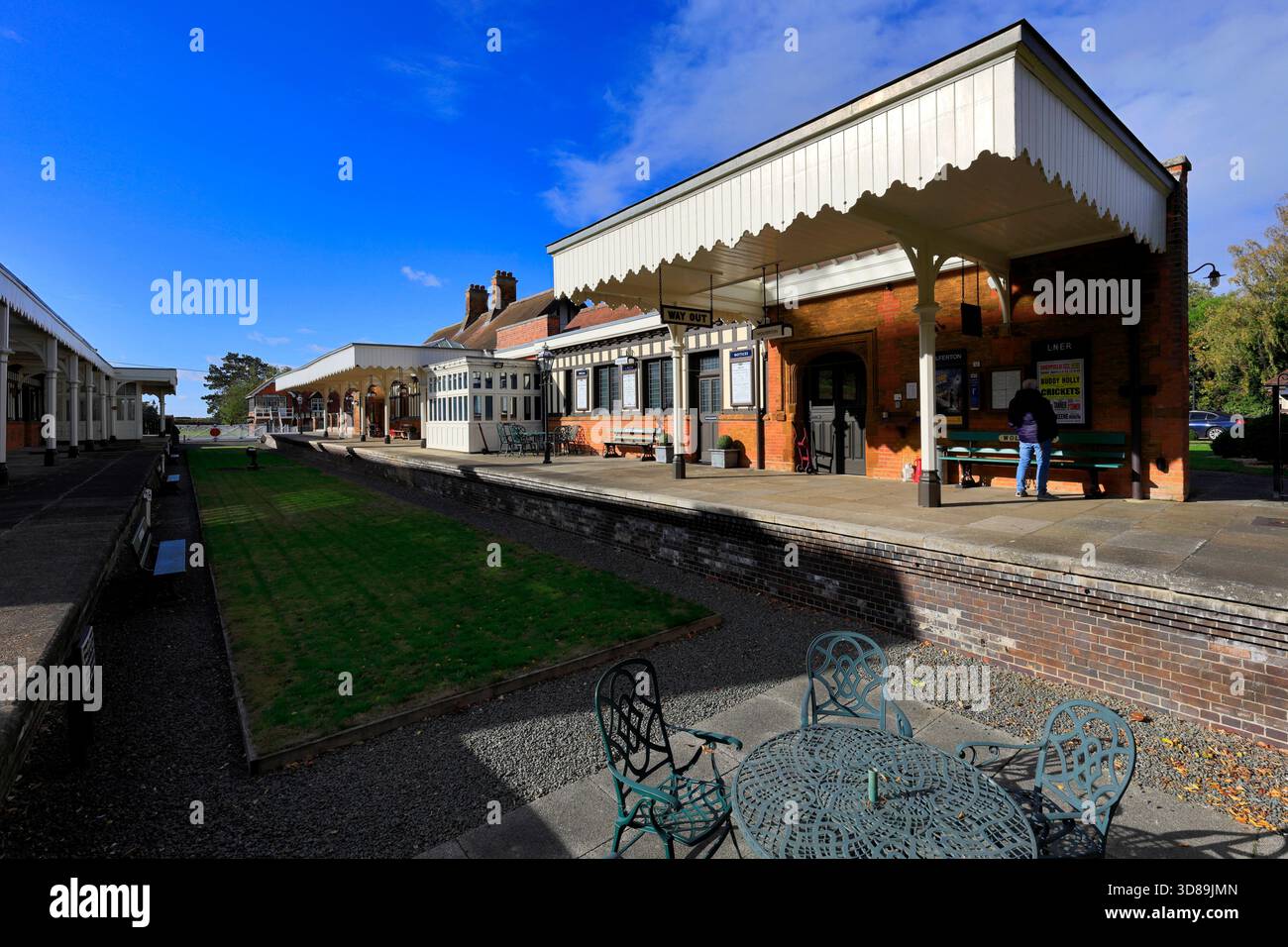 Wolferton railway station, closed in 1969 and now a private home. It ...