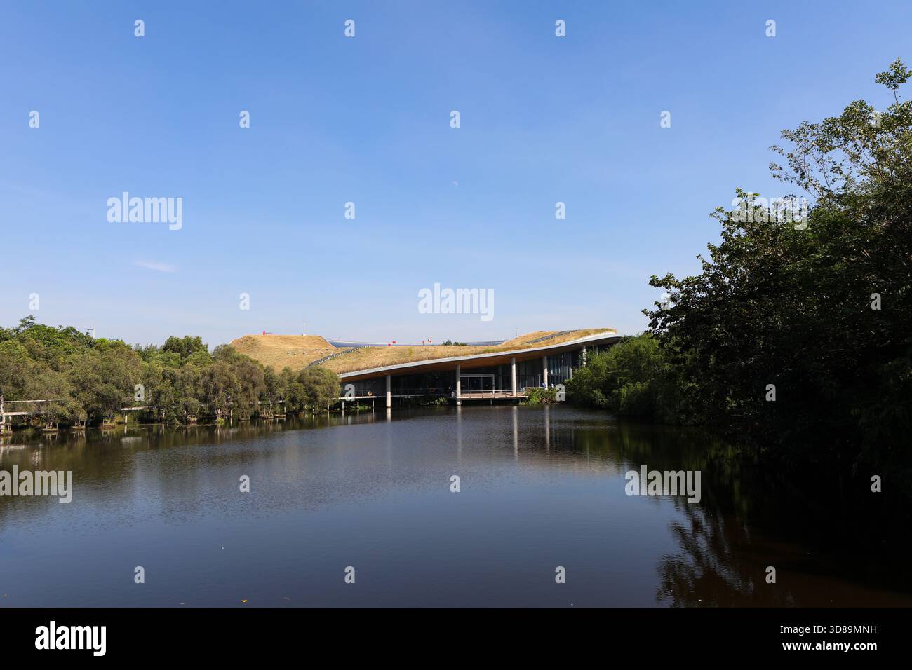 RAYONG, THAILAND November 29, 2025 - Atmospheric view of FLORA EXHIBITION HALL at PTTLNG Plant ...