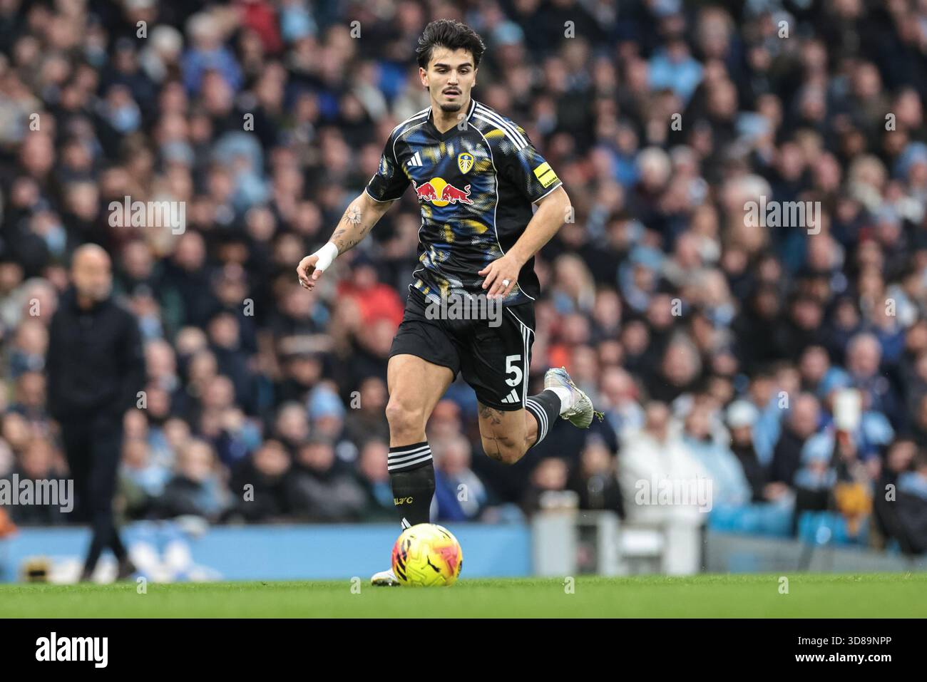 Pascal Struijk of Leeds United with the ball during the Premier League ...