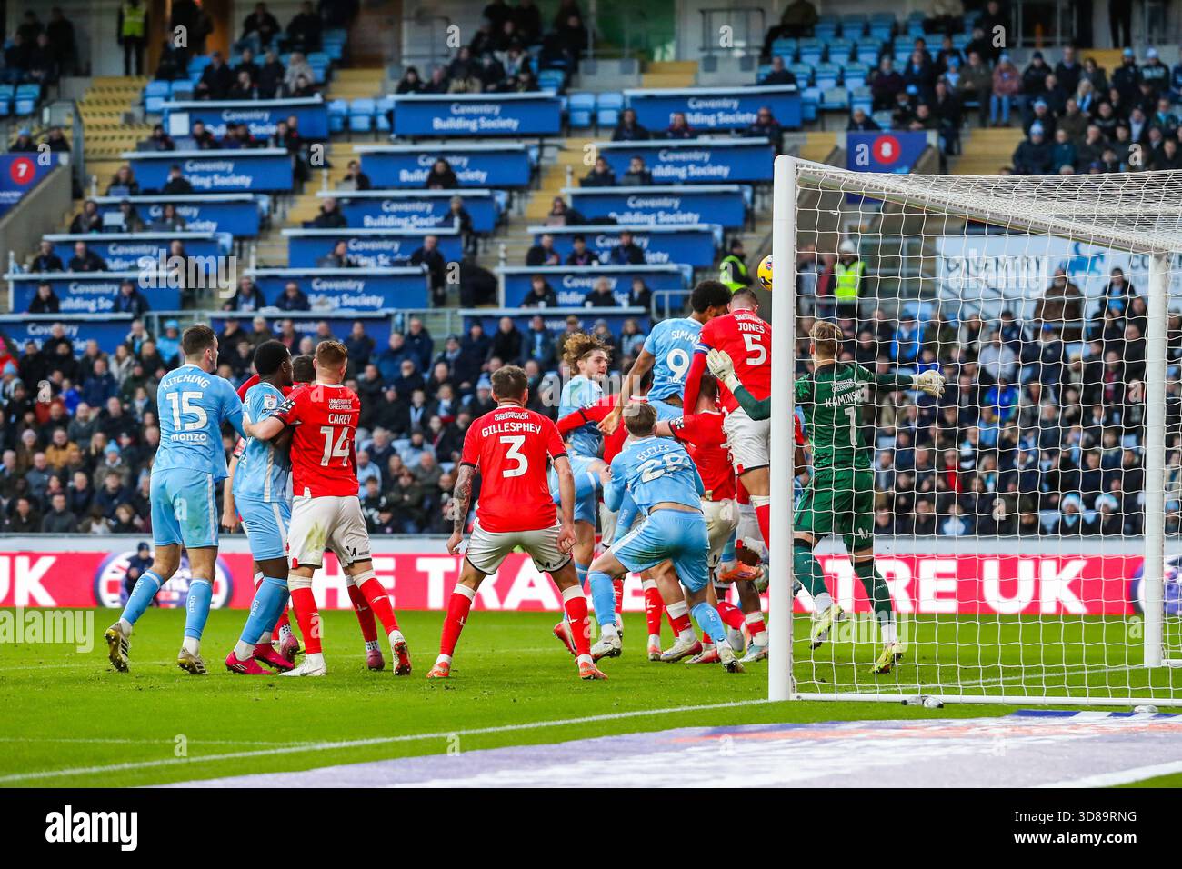 Ellis Simms Of Coventry City scores a GOAL 2-1 during the Coventry City ...