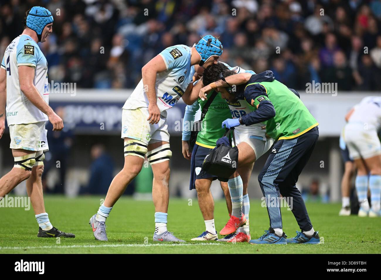 Baptiste Germain of Bayonne and Esteban Capilla of Bayonne during the ...