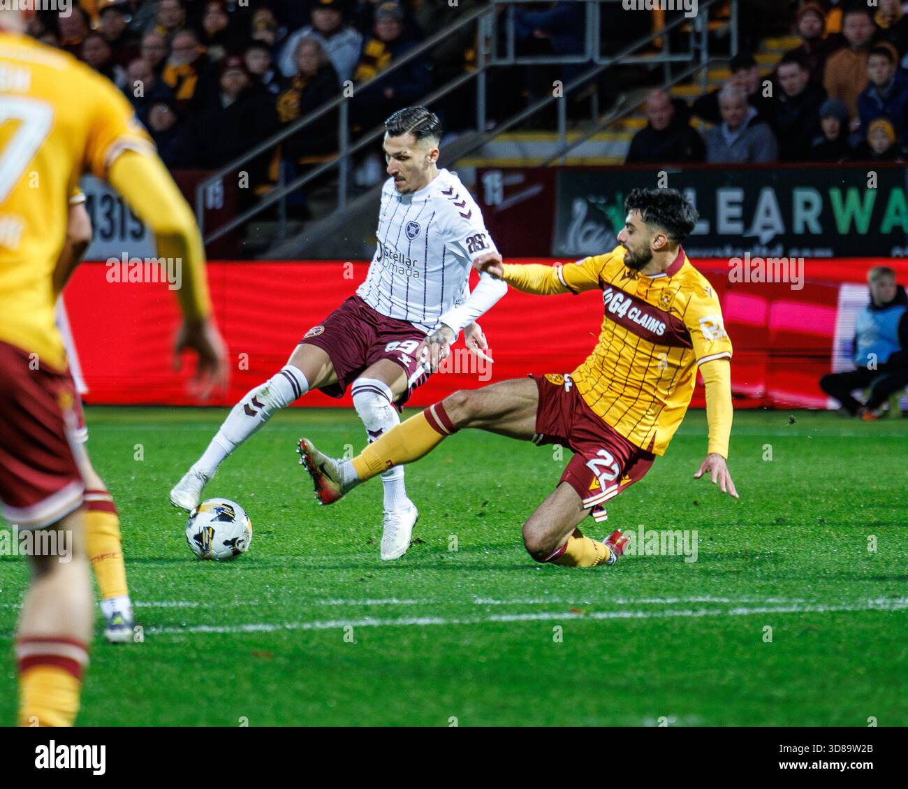 Fir Park Stadium, Motherwell, Scotland, UK. 29th Nov 2025. Motherwell V ...
