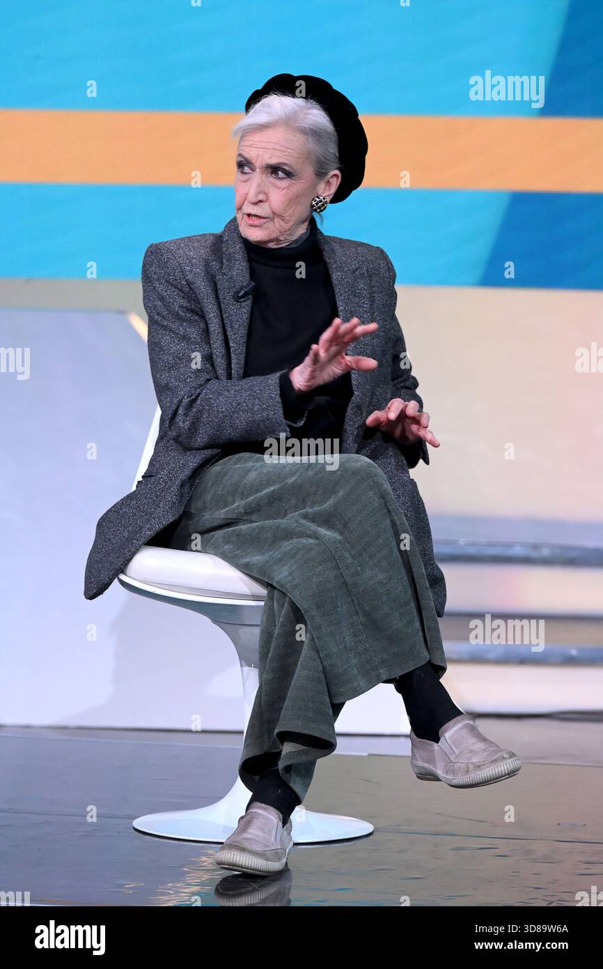 Milan, November 29, 2025 - TV Show "TV Talk," Rai 3 - Barbara Alberti ...