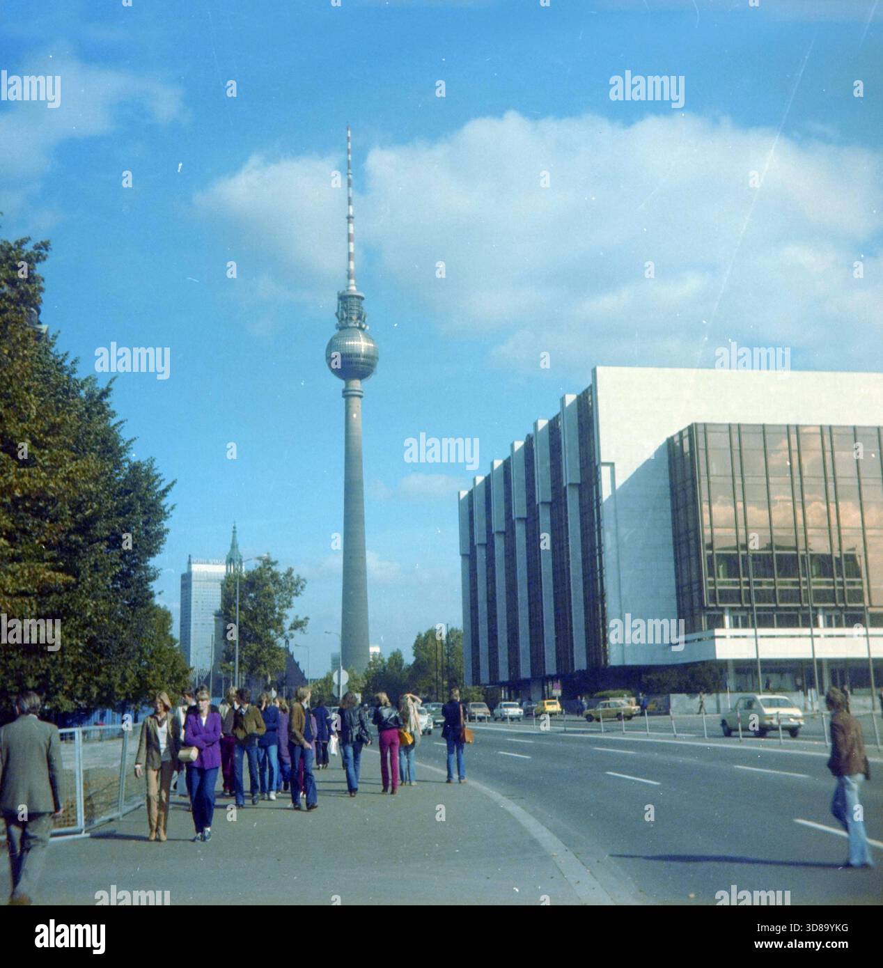 Berlin GER, 20240101, Aufnahme Berlin, ca. 1976, Stadtansicht, Palast ...