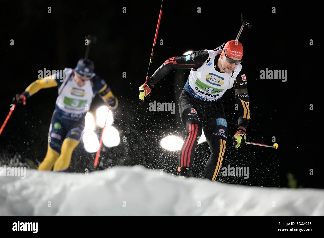 Germany's Danilo Riethmüller in action during the men's relay ...