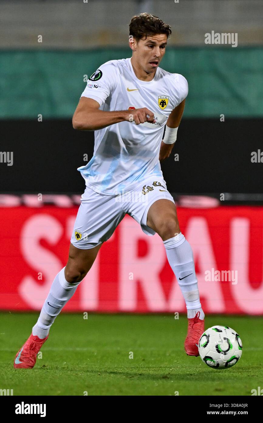 AEK Athens FC's defender Filipe Relvas during ACF Fiorentina vs AEK ...