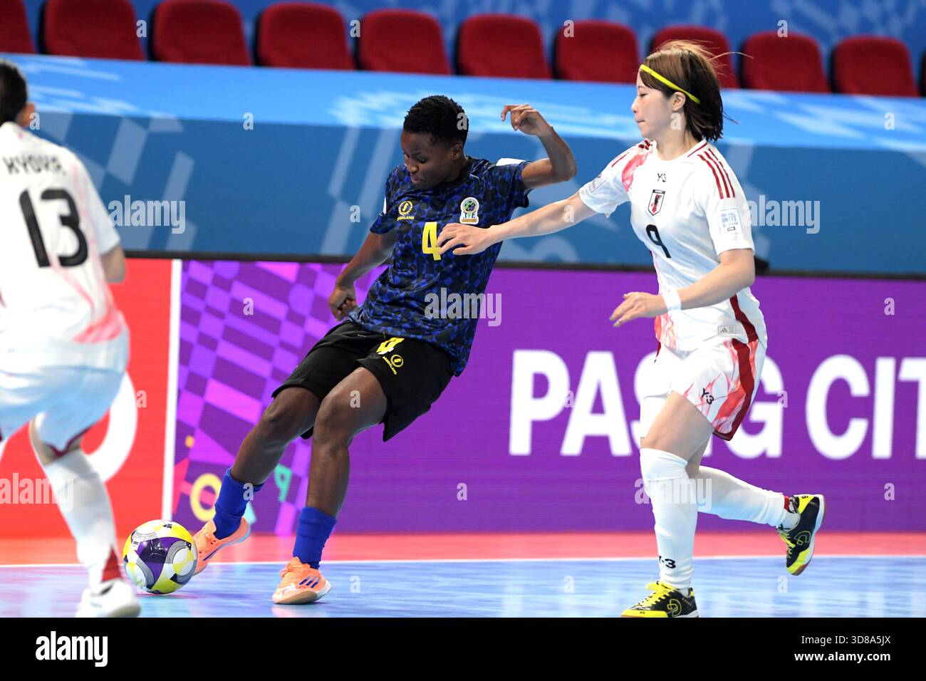 Winfrida Charles Mathias of Tanzania Women Futsal team compete during ...