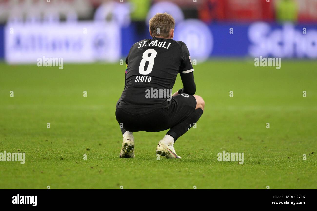 Eric Smith (St. Pauli) Munich, November 29, 2025, Football, Bundesliga ...