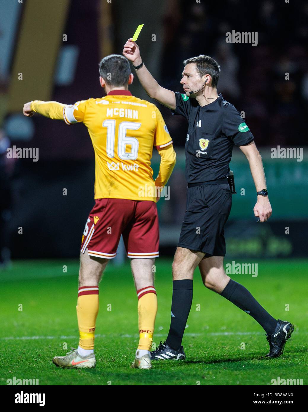 Fir Park Stadium, Motherwell, Scotland, UK. 29th Nov 2025. Motherwell V Hearts, William Hill ...