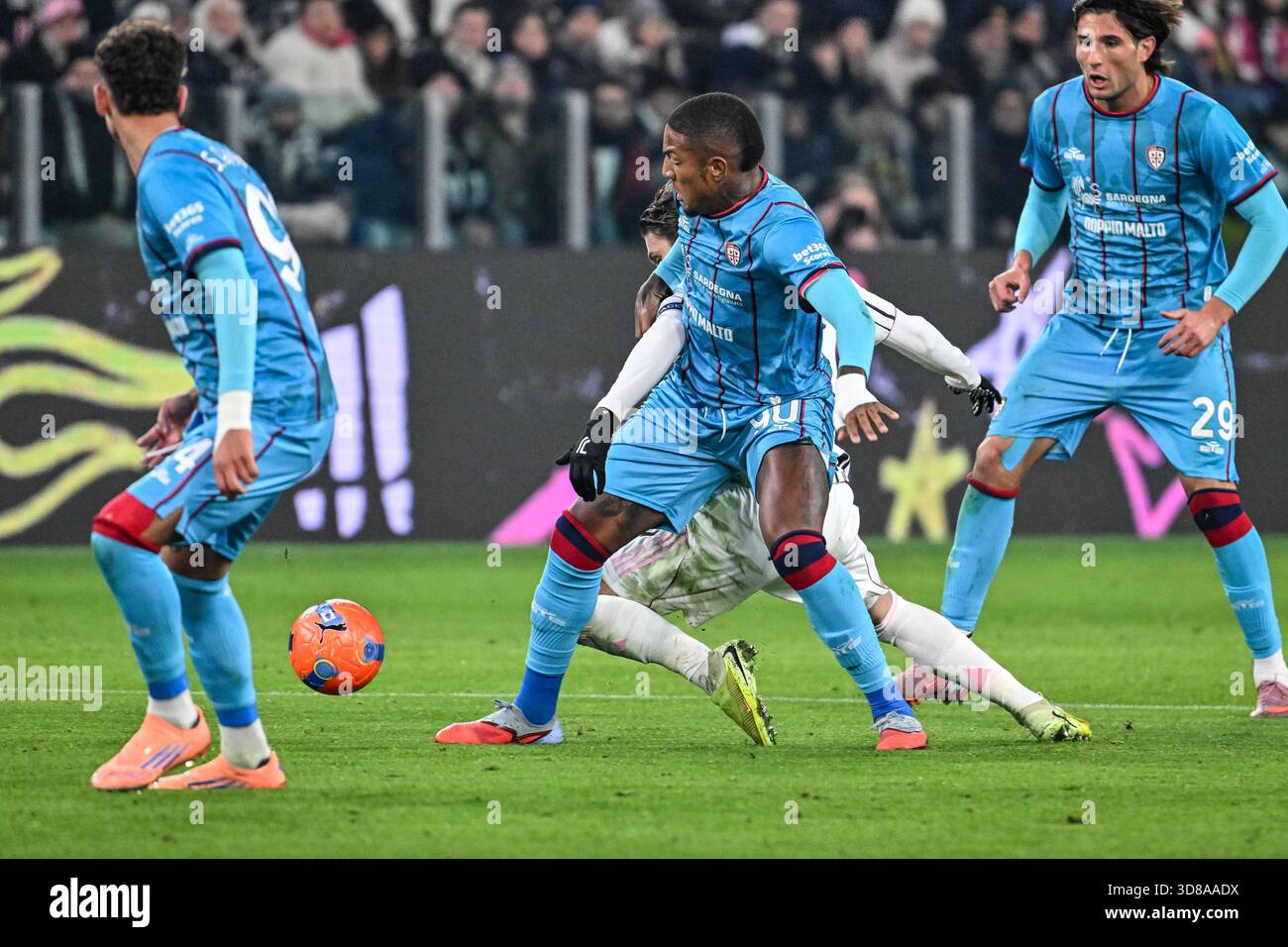 Michael Folorunsho of Cagliari Calcio during Juventus FC vs Cagliari ...