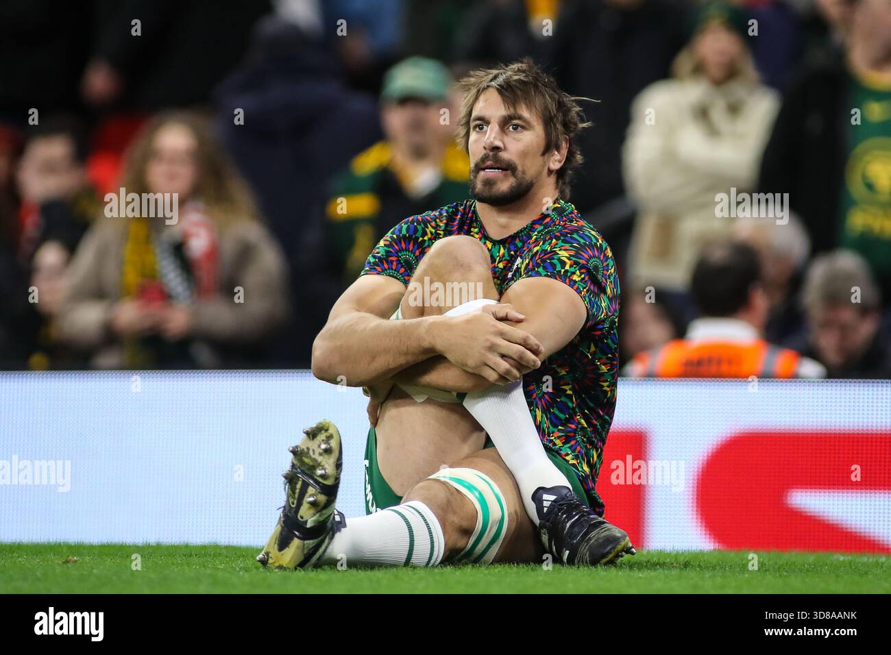Eben Etzebeth of South Africa warms-up ahead of the Quilter Nations ...