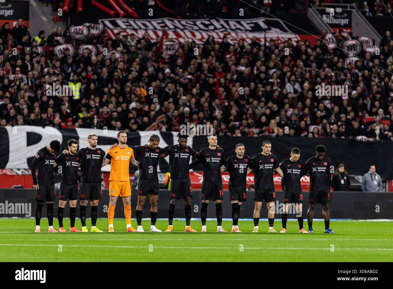 Moment of silence, Bayer 04 Leverkusen 1. Bundesliga [Bundesliga ...