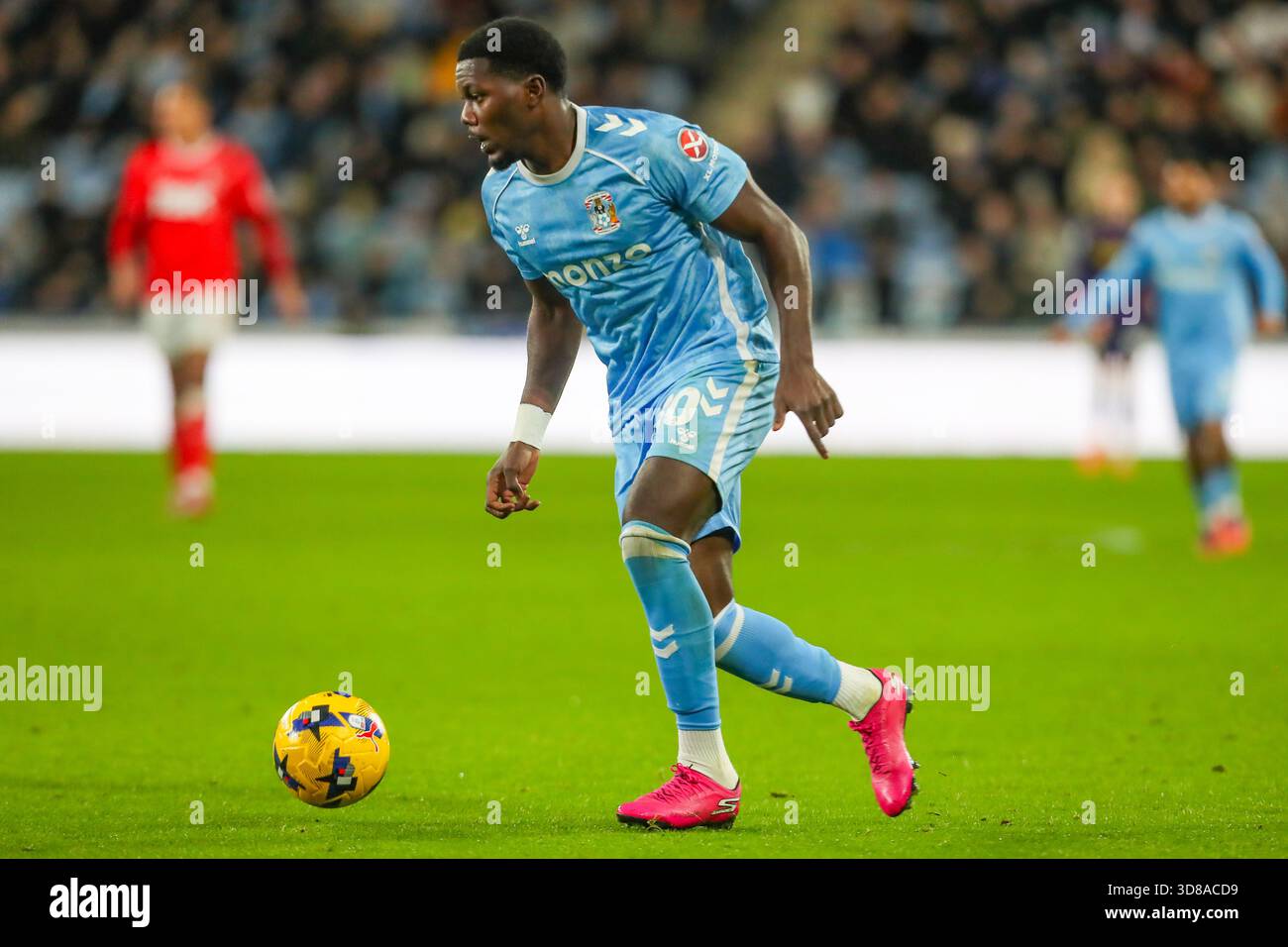 Ephron Mason-Clark Of Coventry City in action during the Coventry City ...