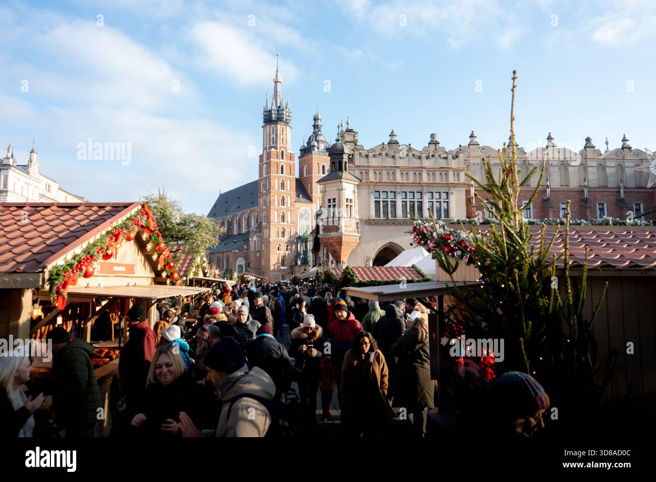 The Cracow Christmas Market takes place at the Main Market Square in ...