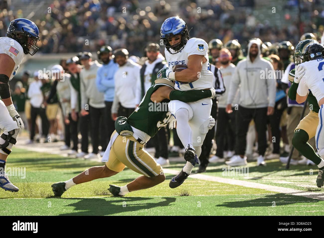 Fort Collins, United States. 28 November, 2025. Air Force running back ...