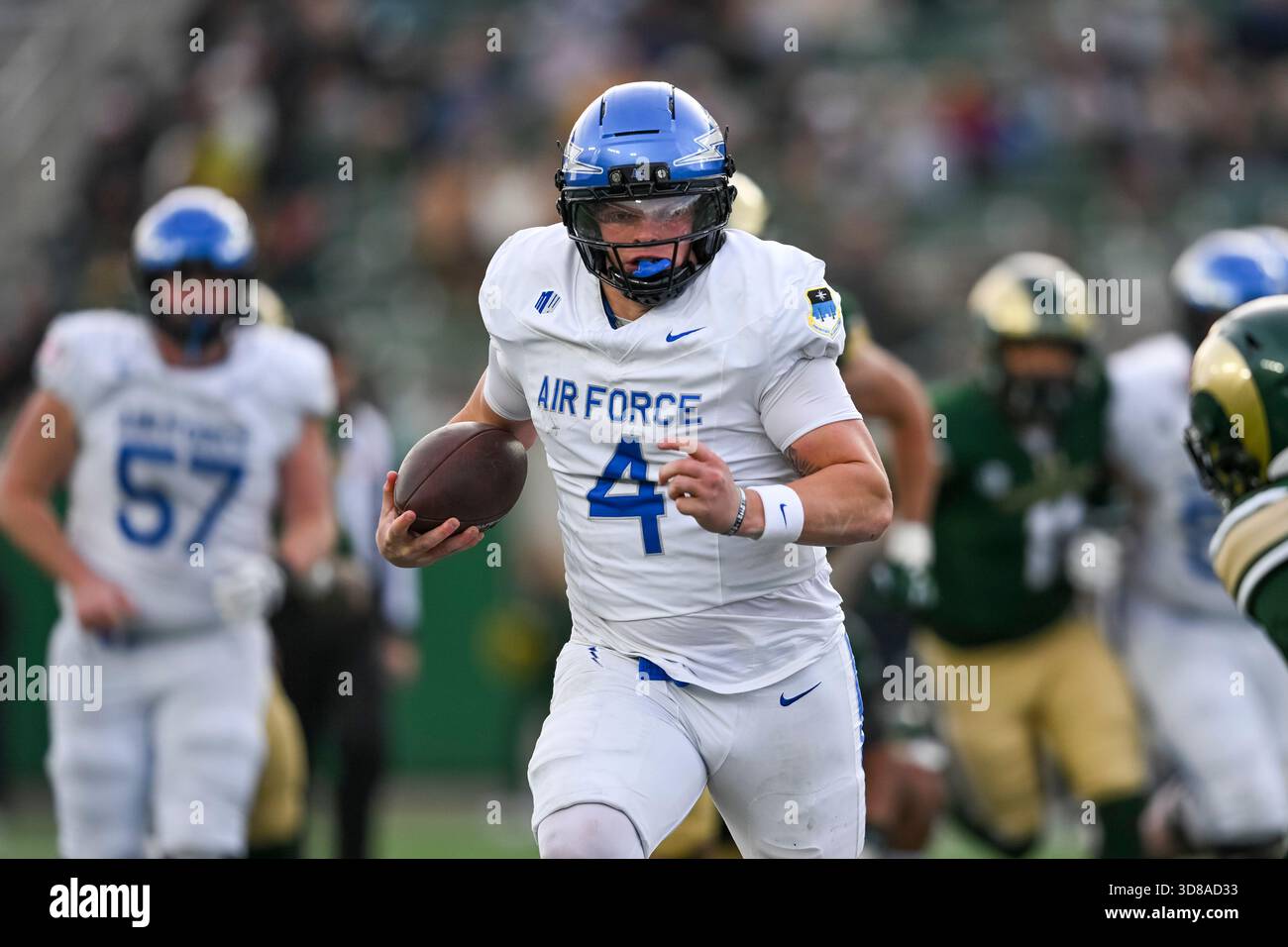 Fort Collins, United States. 28 November, 2025. Air Force full back ...