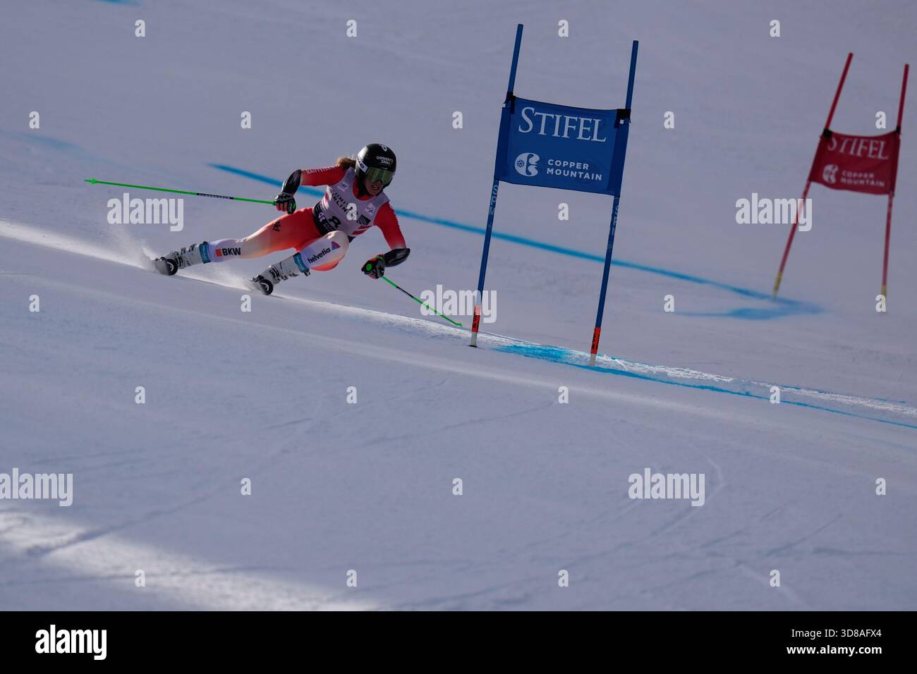 Switzerland's Camille Rast competes during a World Cup women's giant ...