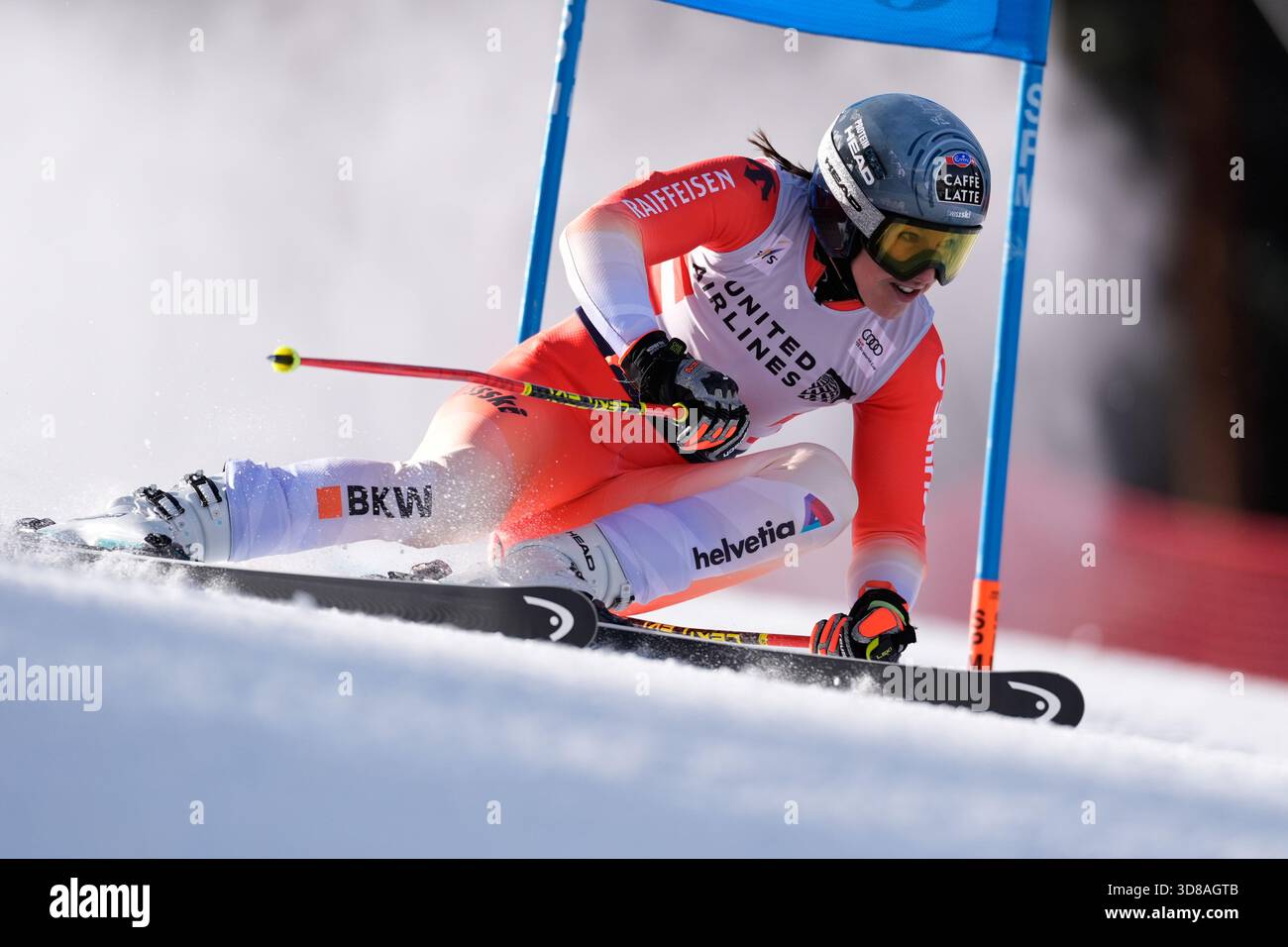 Switzerland's Wendy Holdener competes during a World Cup women's giant ...