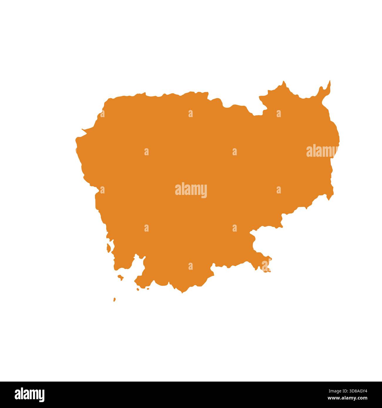 Infographic cambodia detailed map hi-res stock photography and images ...