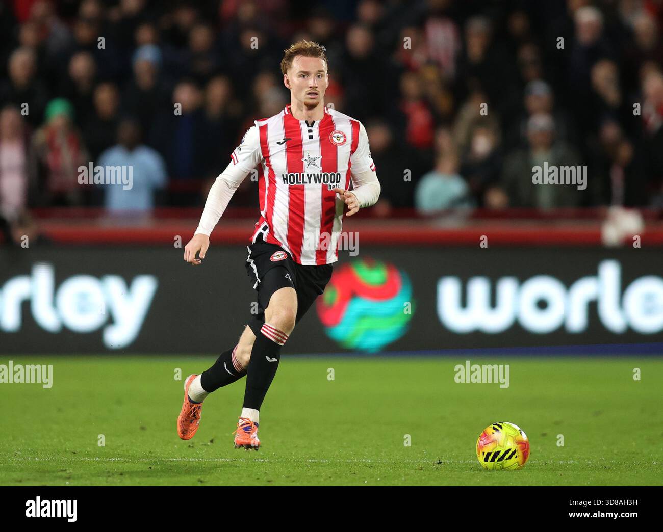 Brentford's Mikkel Damsgaard during the Premier League match at the ...