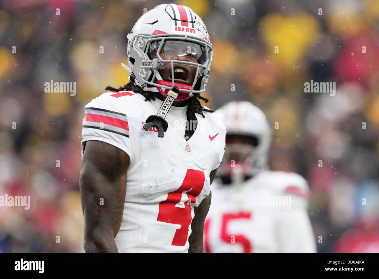 Ohio State Buckeyes wide receiver Jeremiah Smith celebrates after ...