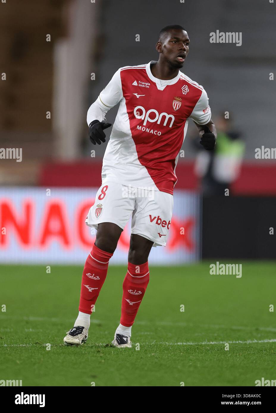 Monaco, Monaco, 29th November 2025. Paul Pogba of AS Monaco during the ...