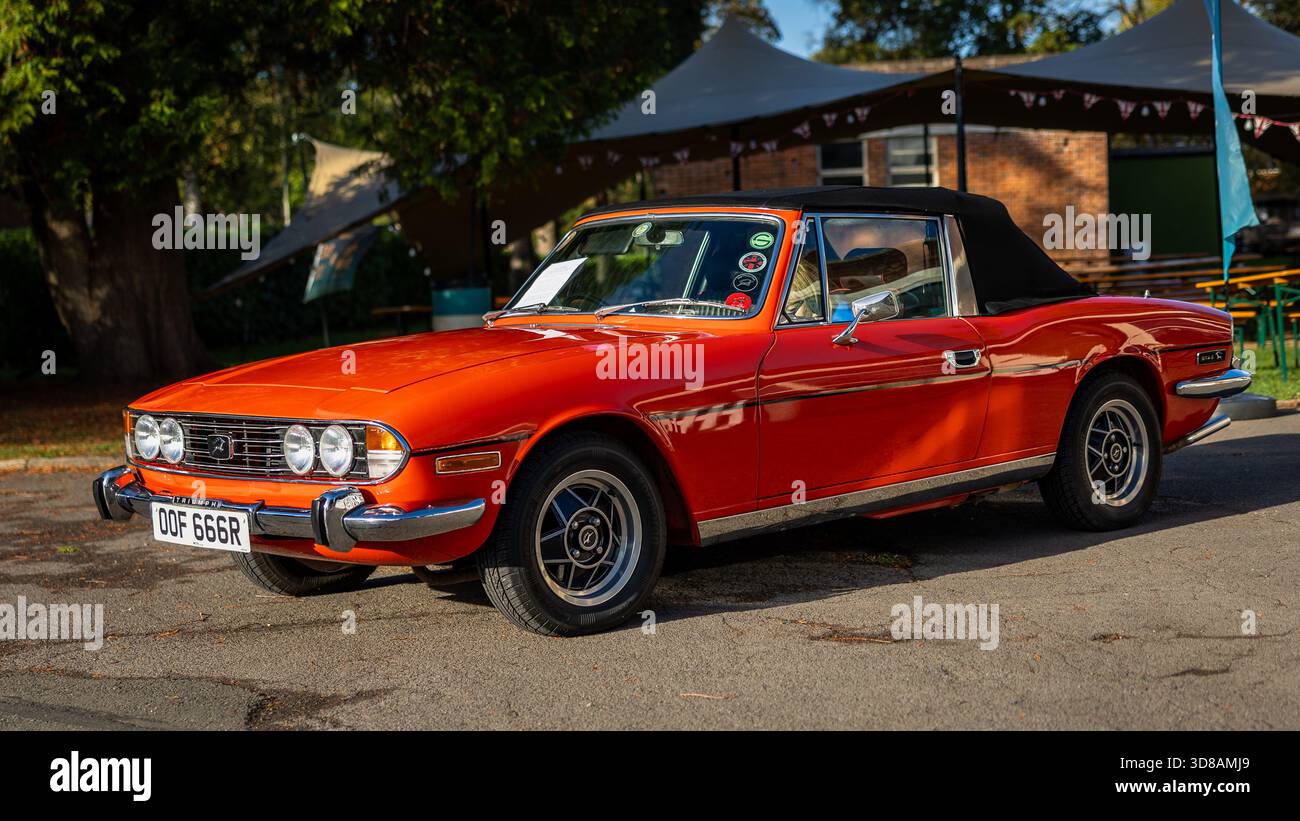 1976 Triumph Stag, on display at the Bicester Motion Scramble held on ...