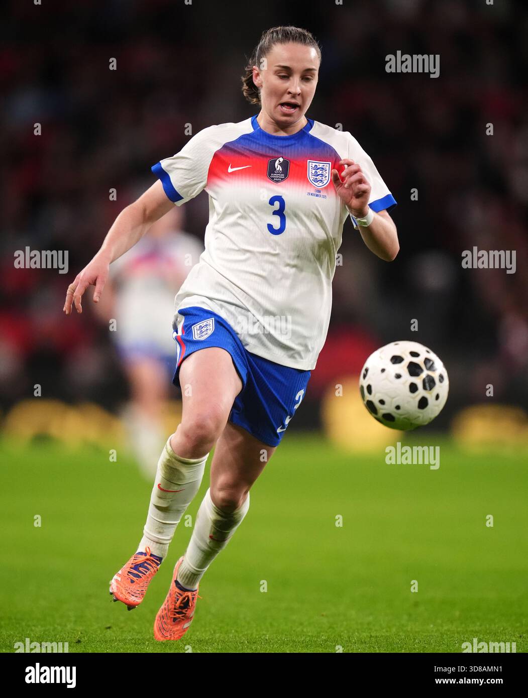 England's Niamh Charles during the women's international friendly match ...