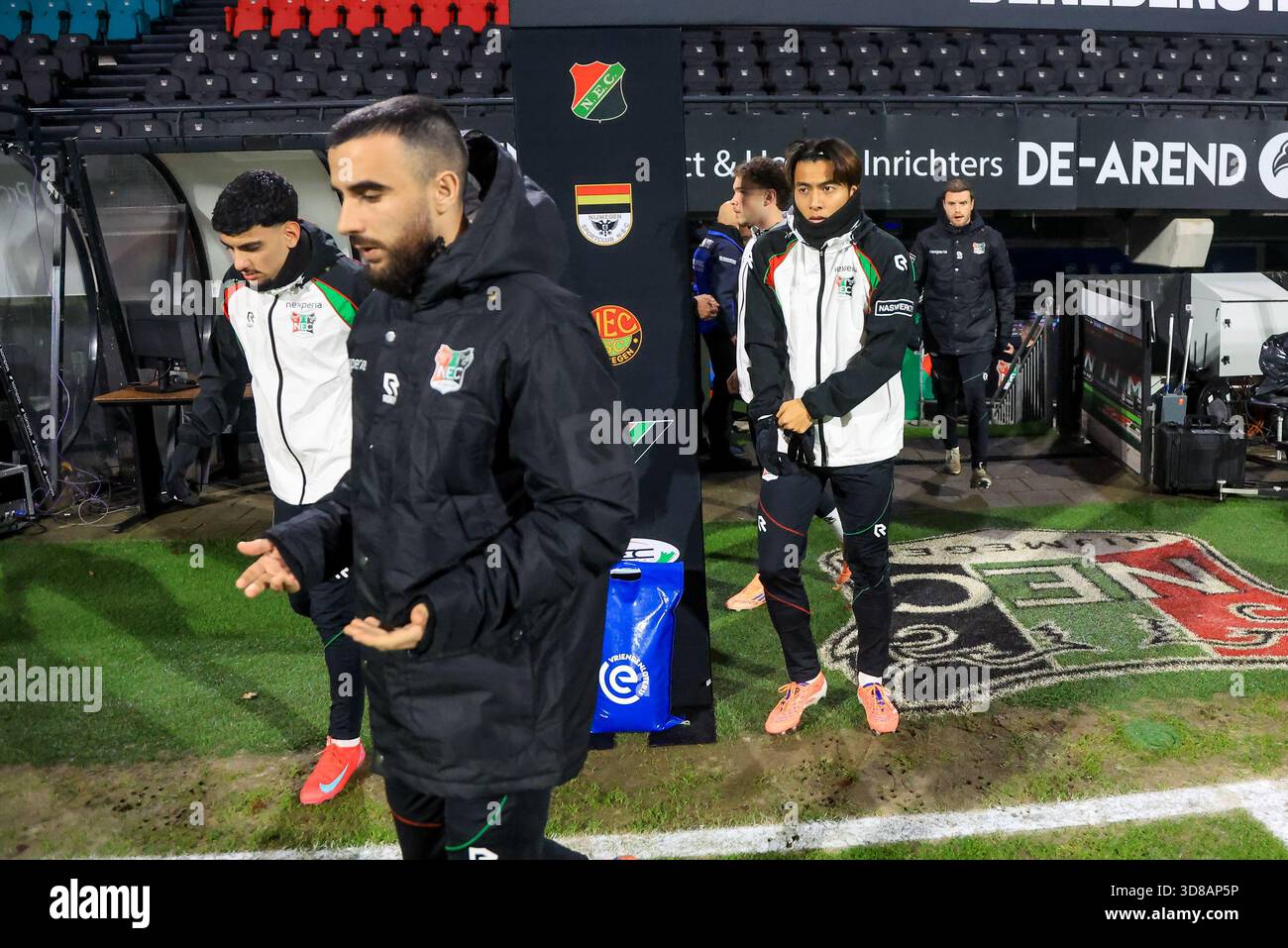 NIJMEGEN , 29-11-2025, Goffert stadion , season 2025 / 2026 , Dutch ...