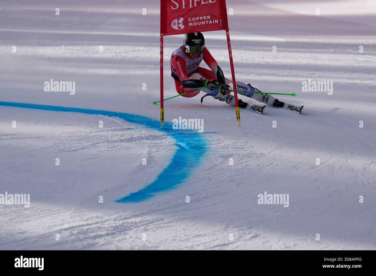 Switzerland's Camille Rast competes during a World Cup women's giant ...