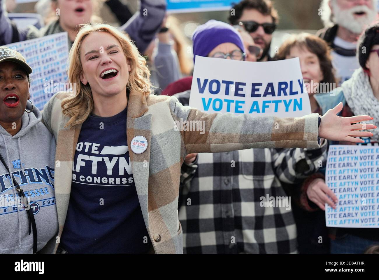 Democratic congressional candidate and state Rep. Aftyn Behn, D ...