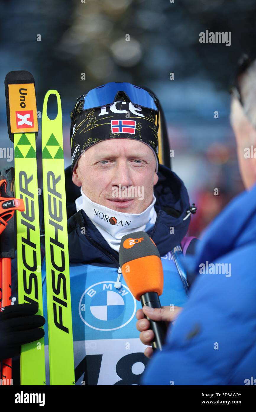 Hochfilzen, Austria December 9 - 15, 2025: IBU Biathlon World Cup - 2024/2025 - Hochfilzen - Men ...