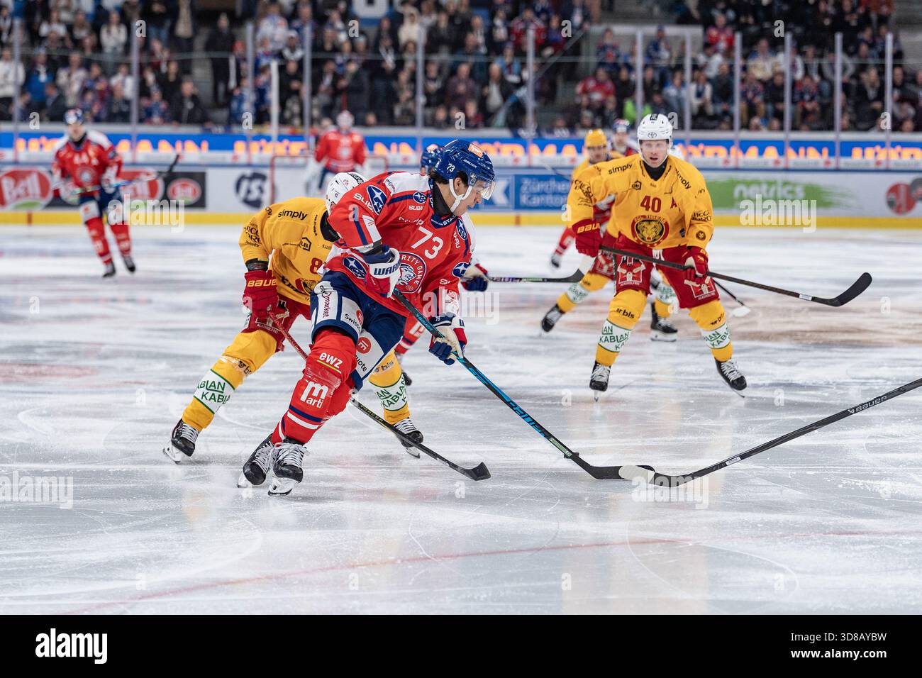 29/11/2025, Zurich, Swiss Life Arena, NL: ZSC Lions - SCL Tigers, #73 ...