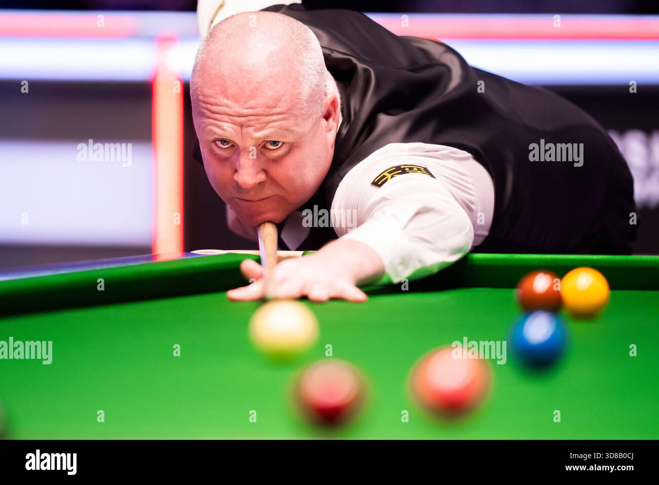 John Higgins on day one of the 2025 Victorian Plumbing UK Championship ...