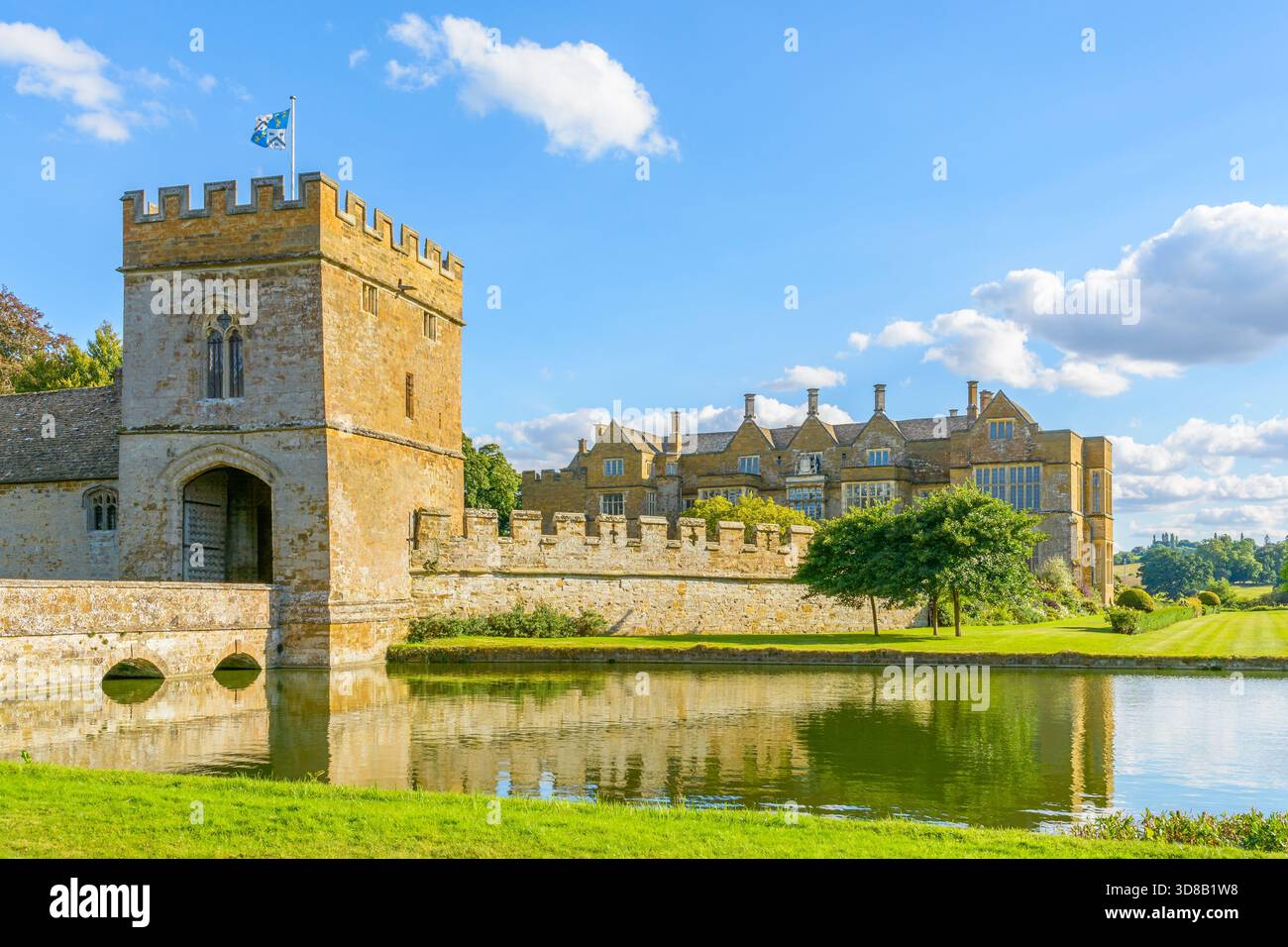 Broughton Castle is a moated medieval fortified manor house in the ...