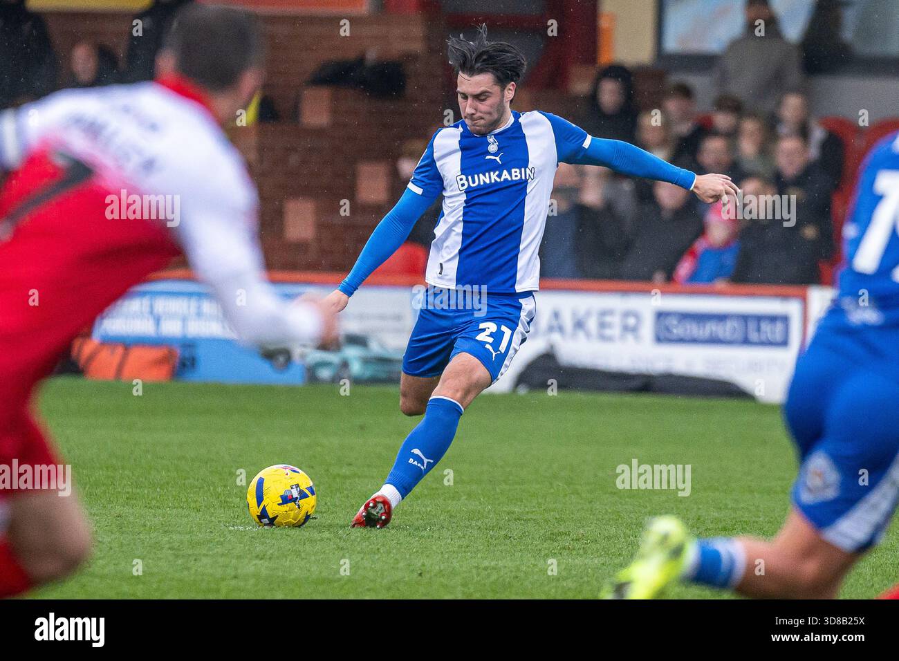 Josh Hawkes of Oldham Athletic during the Sky Bet League 2 match ...