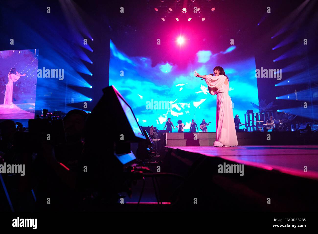 Italian singer, Elisa Toffoli performs live on stage during the ...