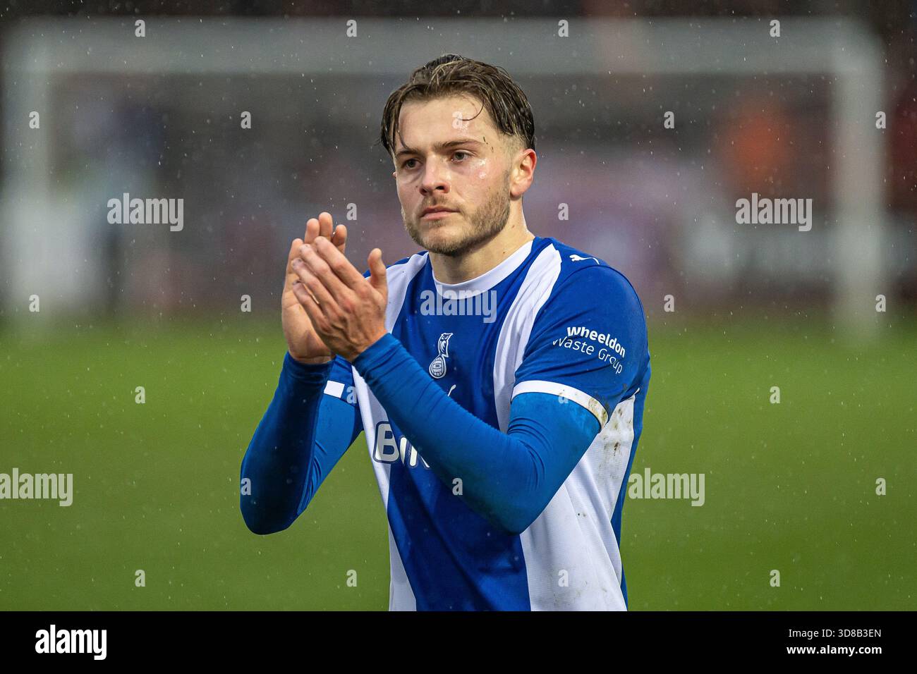 Jack Stevens of Oldham Athletic during the Sky Bet League 2 match ...