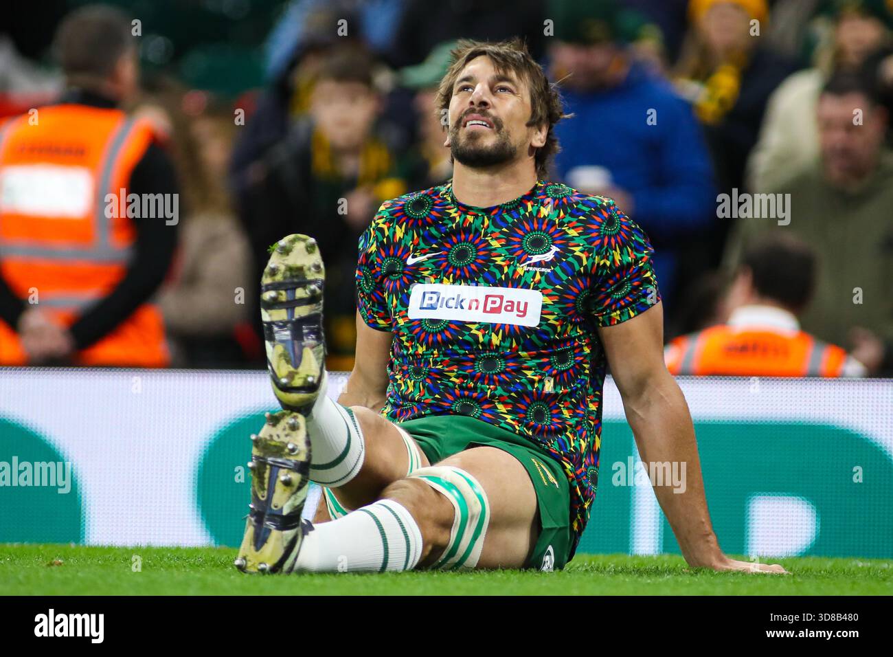 Eben Etzebeth of South Africa warms-up ahead of the Quilter Nations ...