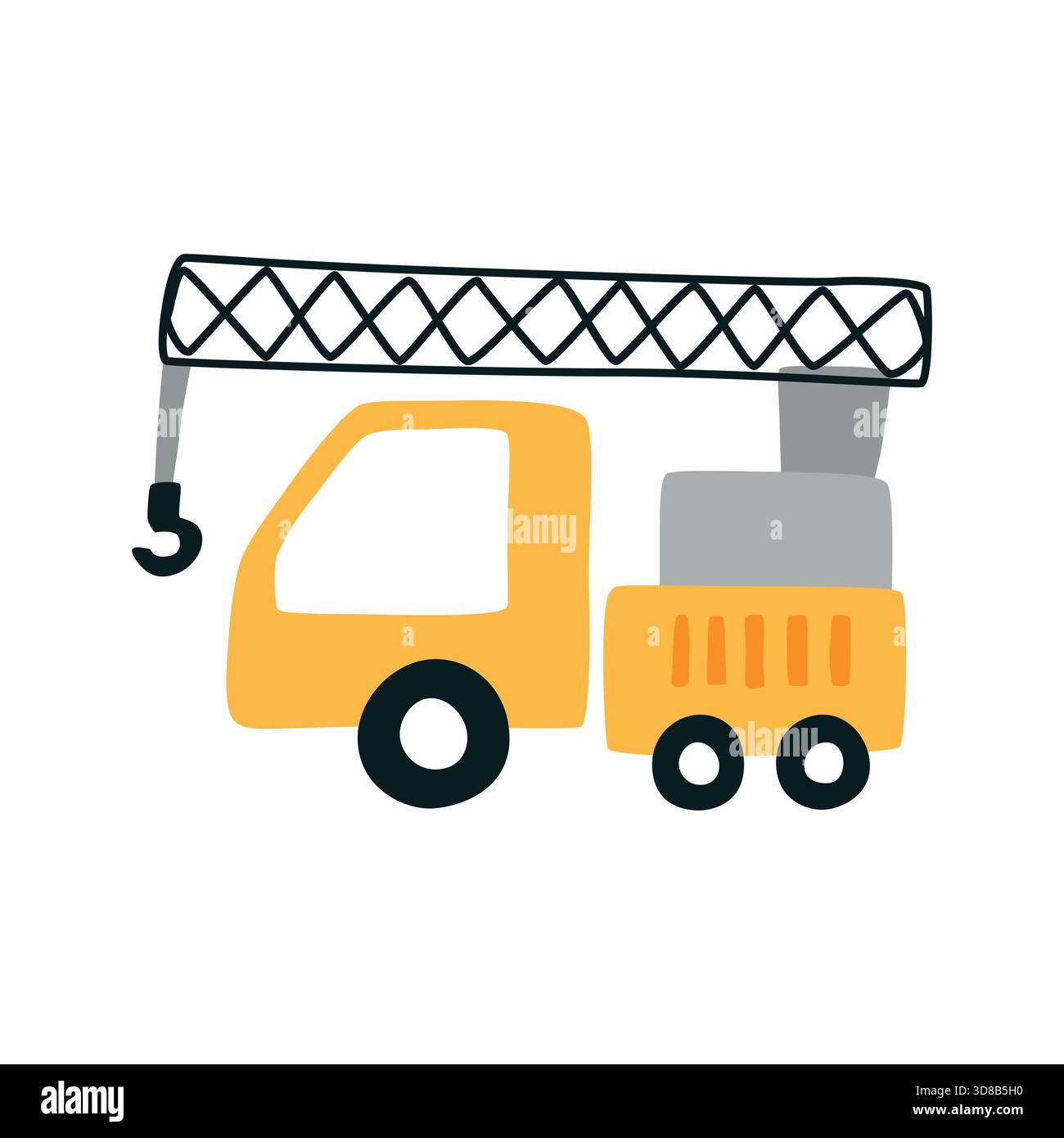 Mobile and tower crane Cut Out Stock Images & Pictures - Alamy