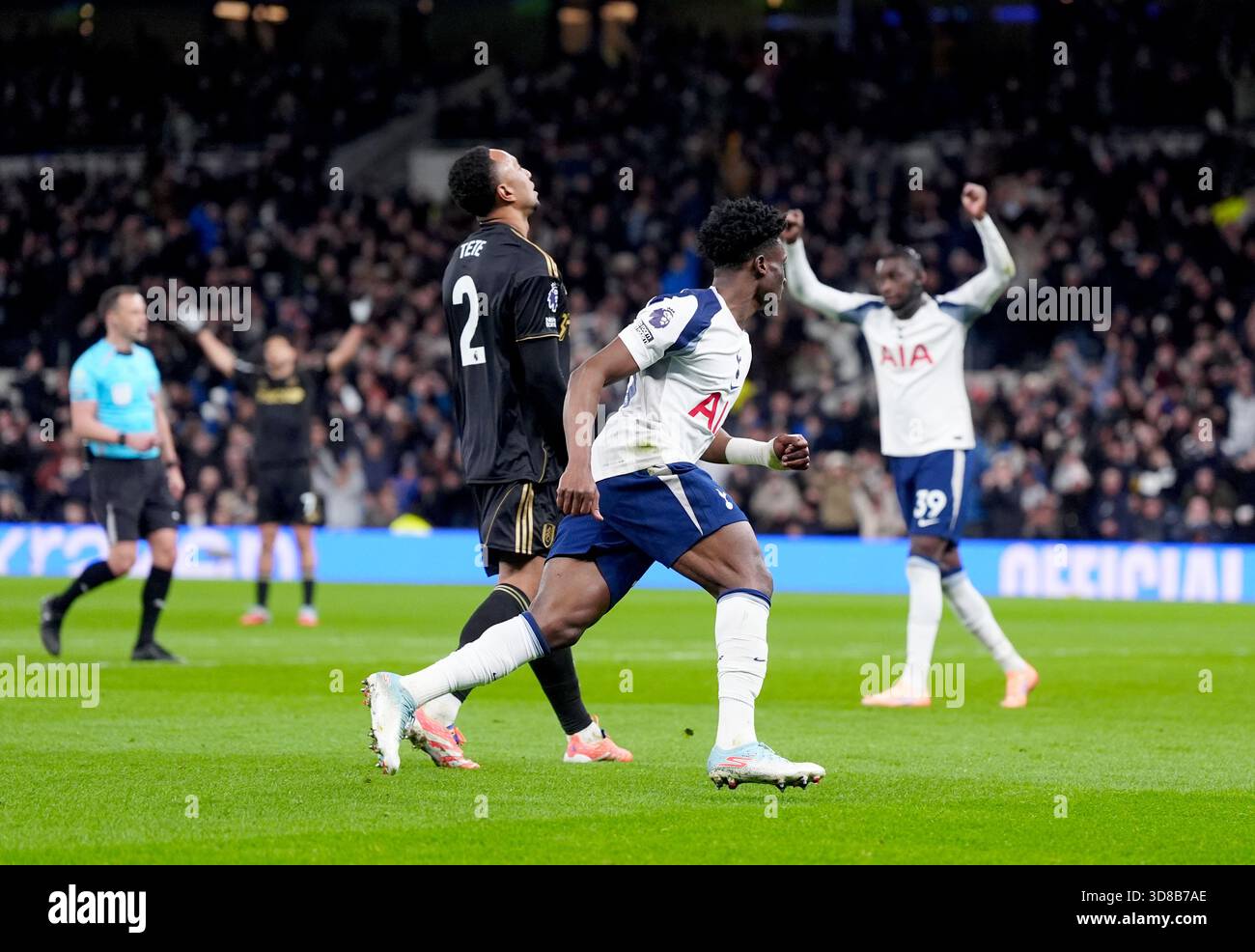 Tottenham Hotspur's Mohammed Kudus celebrates scoring their side's ...