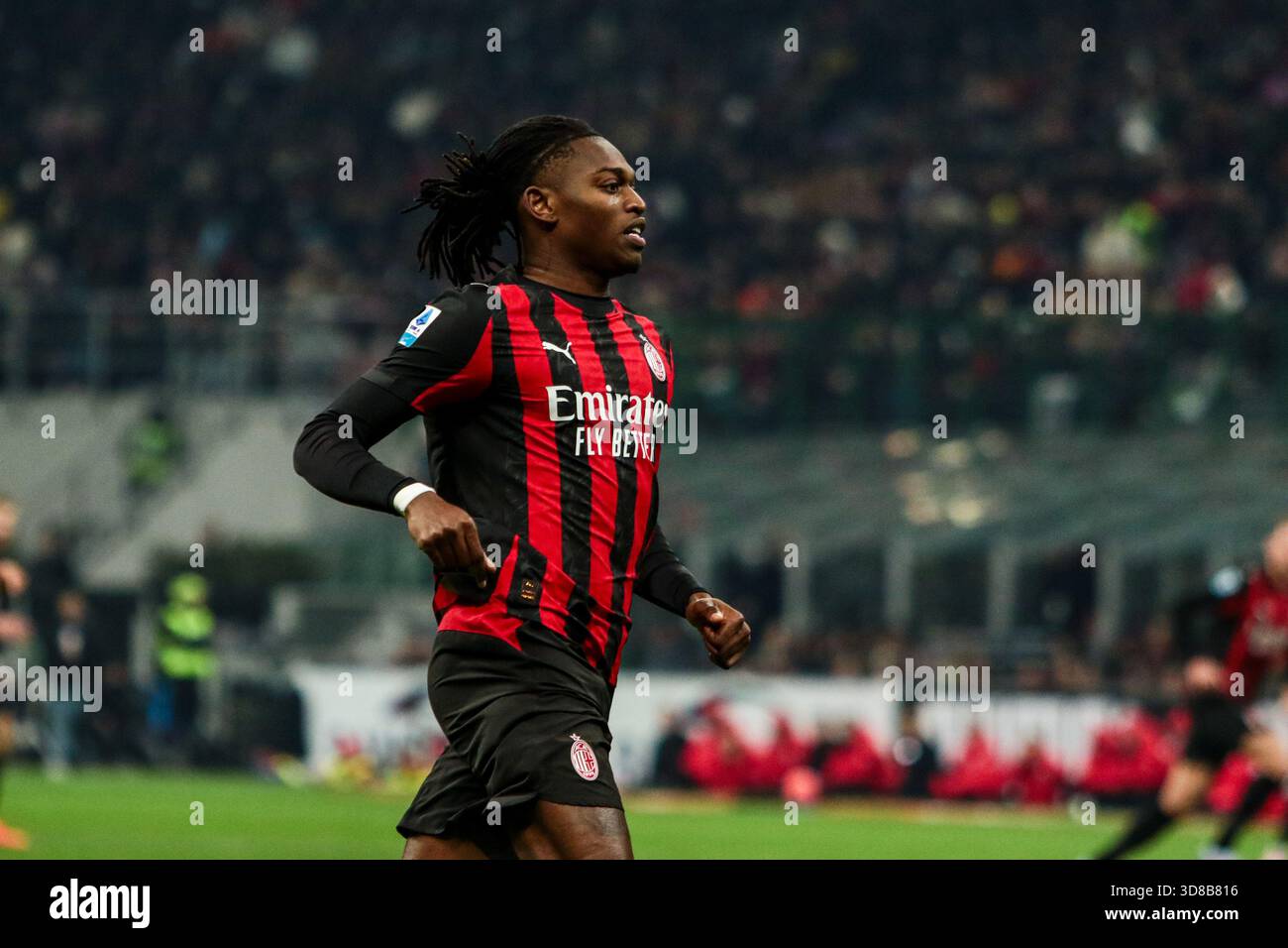 Rafael Leao of AC Milan during AC Milan vs SS Lazio, Italian soccer Serie A match in Milan ...