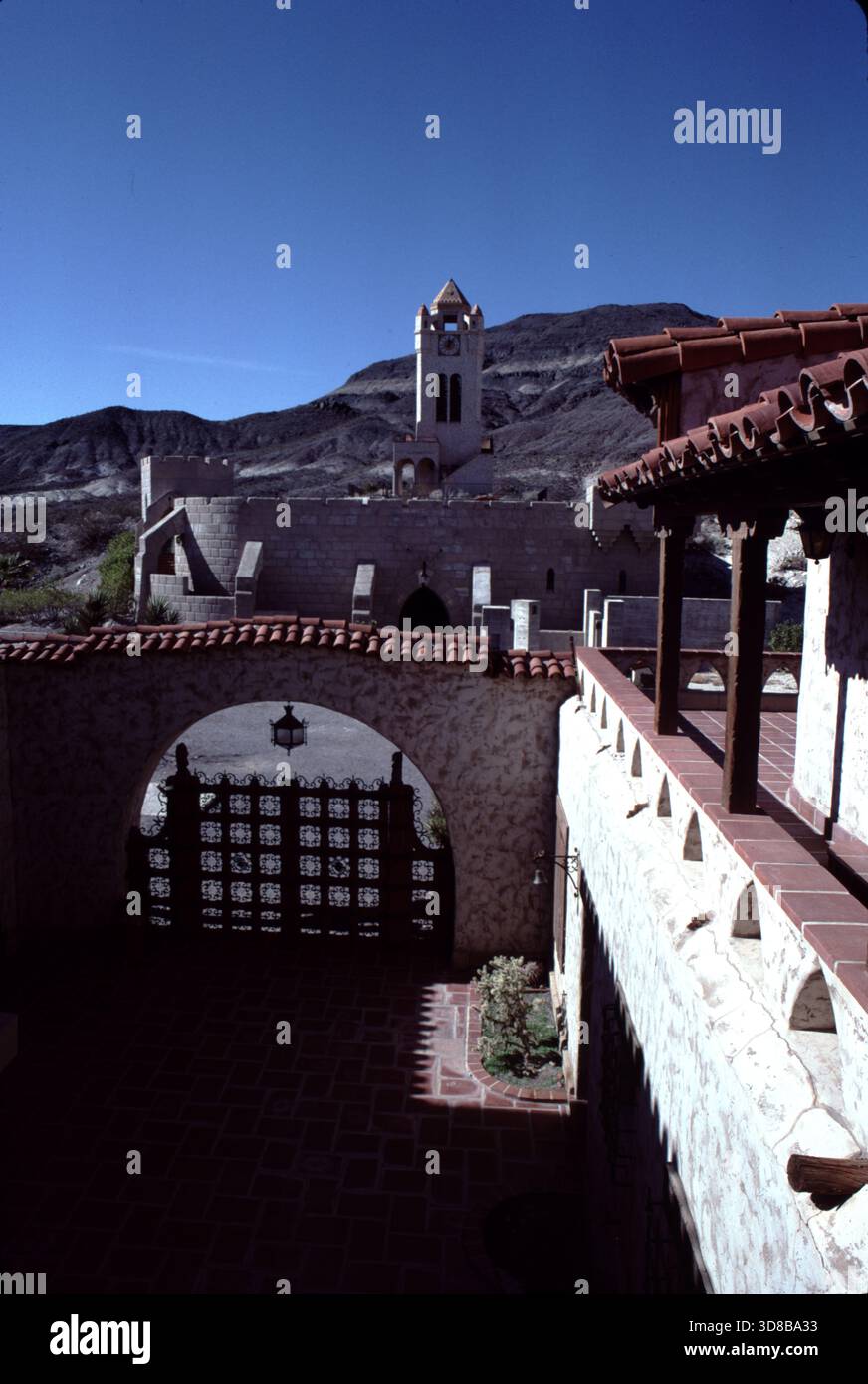 Death Valley National Park. CA USA 2/1988. Scotty's Castle (also known ...