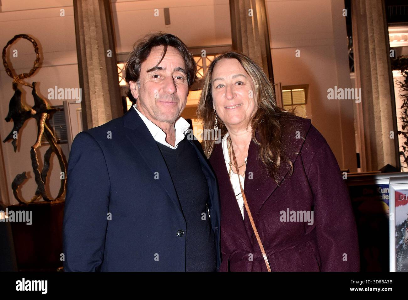 Dieter Landuris and Natascha Landuris attend the „Der Neurosen-Kavalier ...